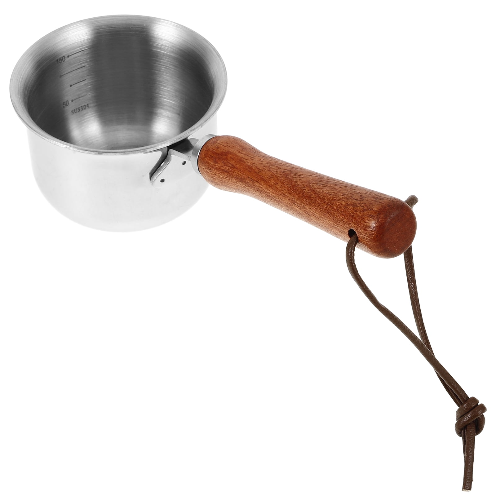 MLINS Stainless Steel Cup with Handle Small Coffee Milk Cream Pitcher ...