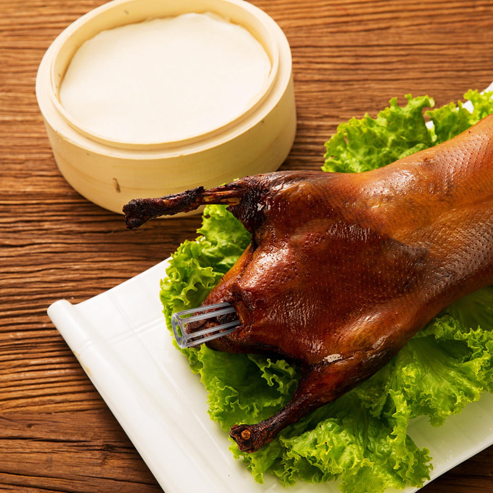 MLINS Stainless Steel Duck Grilling Support Roast Duck Shape-Keeping ...