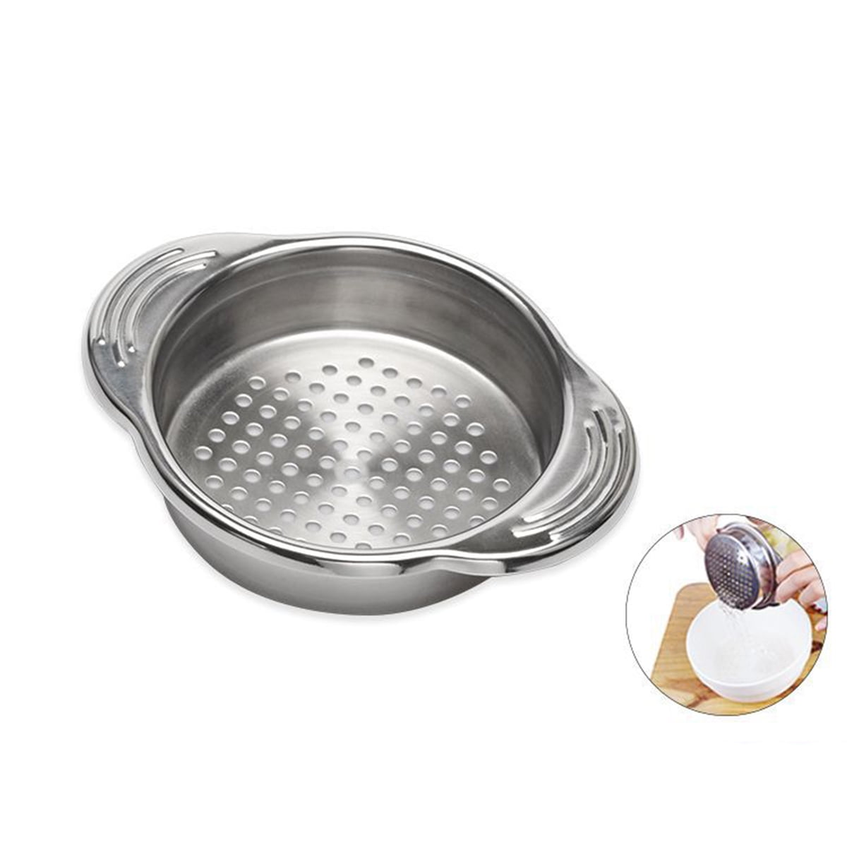 MLINS Stainless Steel Food Can Strainer Sieve Can Colander for Tuna ...