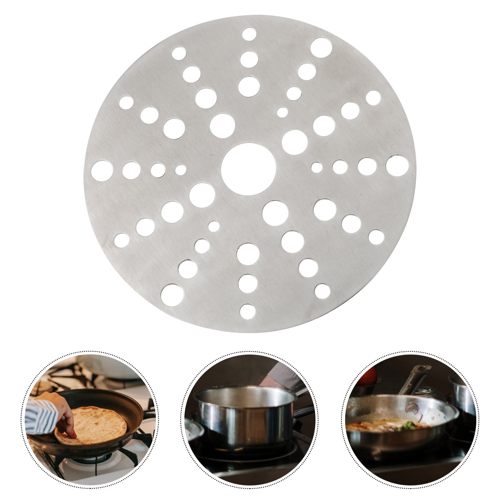 MLINS Stainless Steel Heat Conduction Sheet for Kitchen Use with Even ...