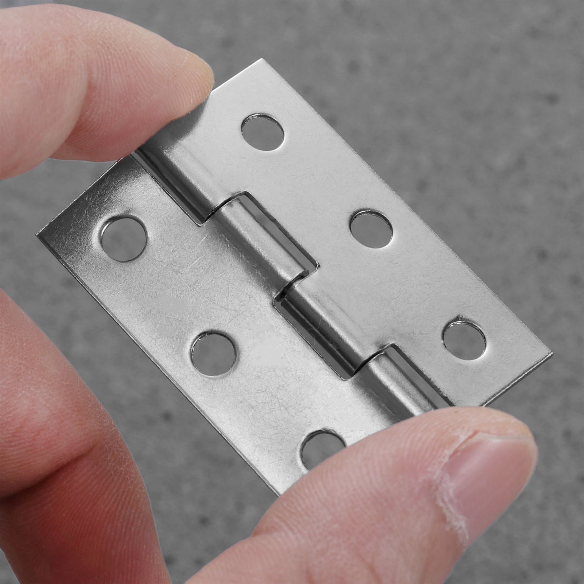 MLINS Stainless Steel Hinges for Window Cupboard Silver 10 Pieces Set ...