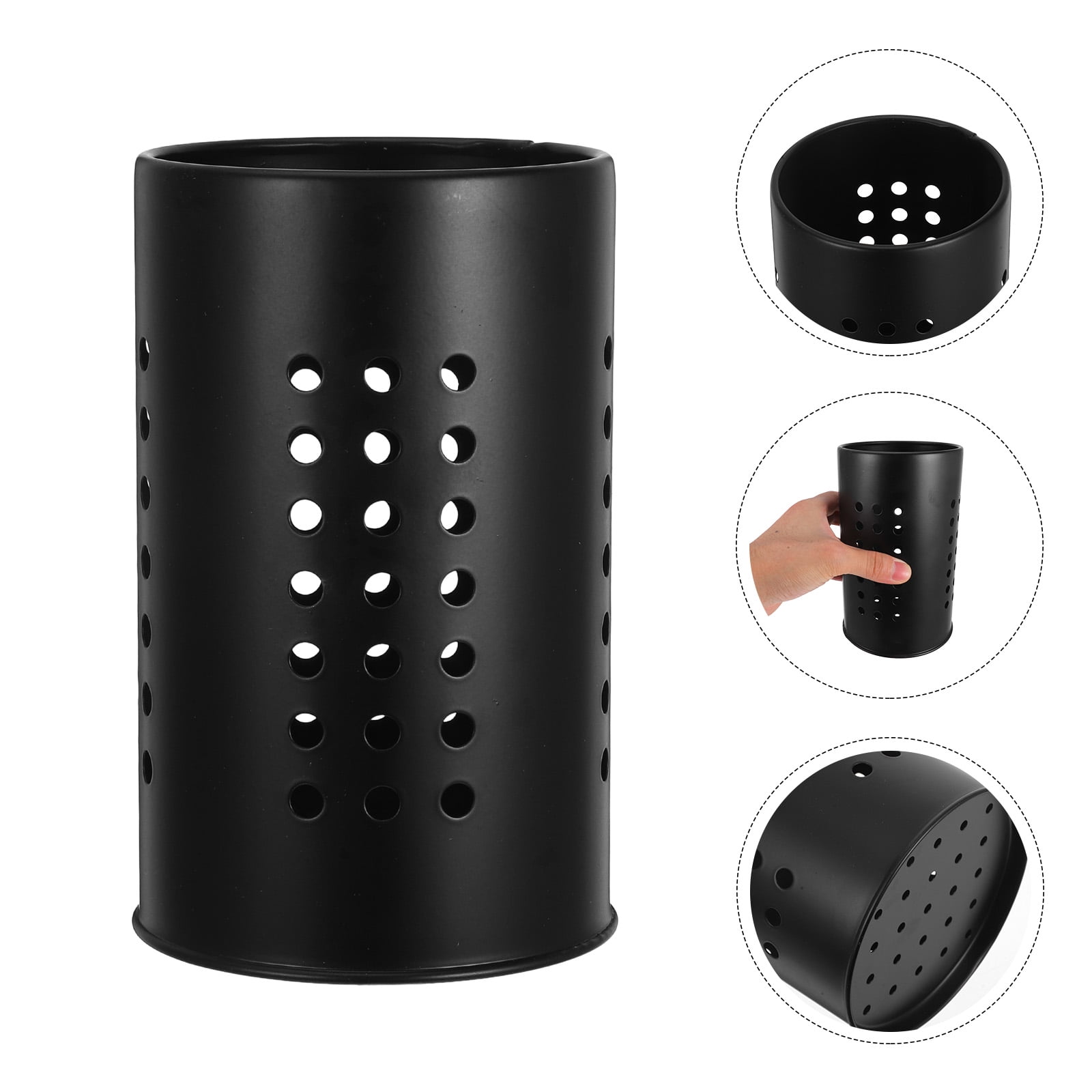 MLINS Stainless Steel Kitchen Utensil Holder Chopstick Bucket Flatware ...