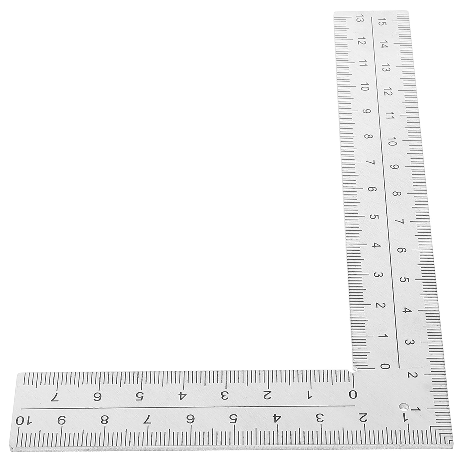 MLINS Stainless Steel L Shape Square Ruler Right Angle Metal Ruler For ...