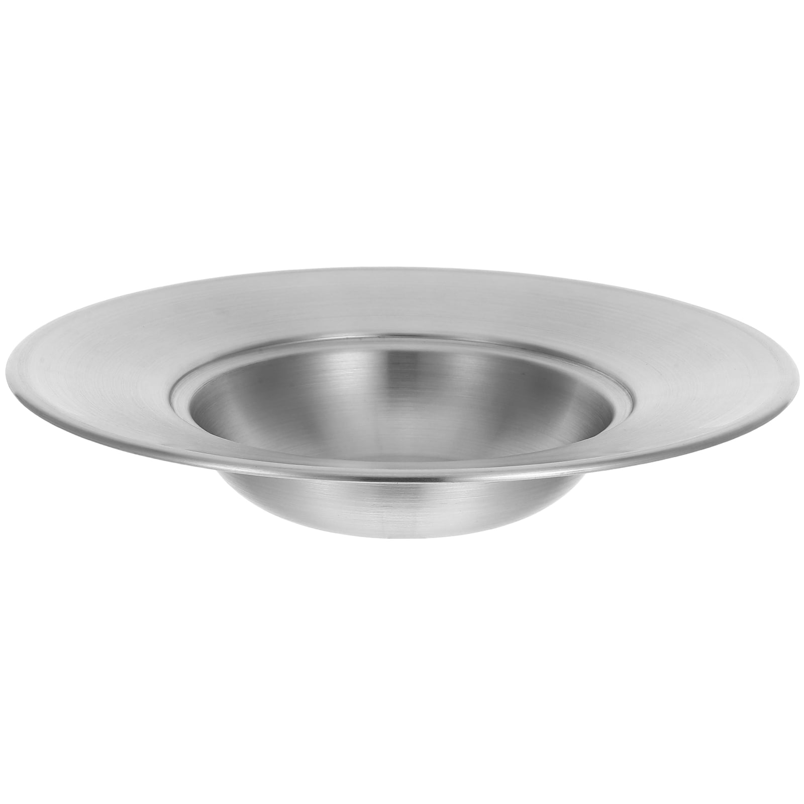 FELTECHELECTR Pasta Plates With Rim Pasta Plate Stainless Steel 1Set 10 ...