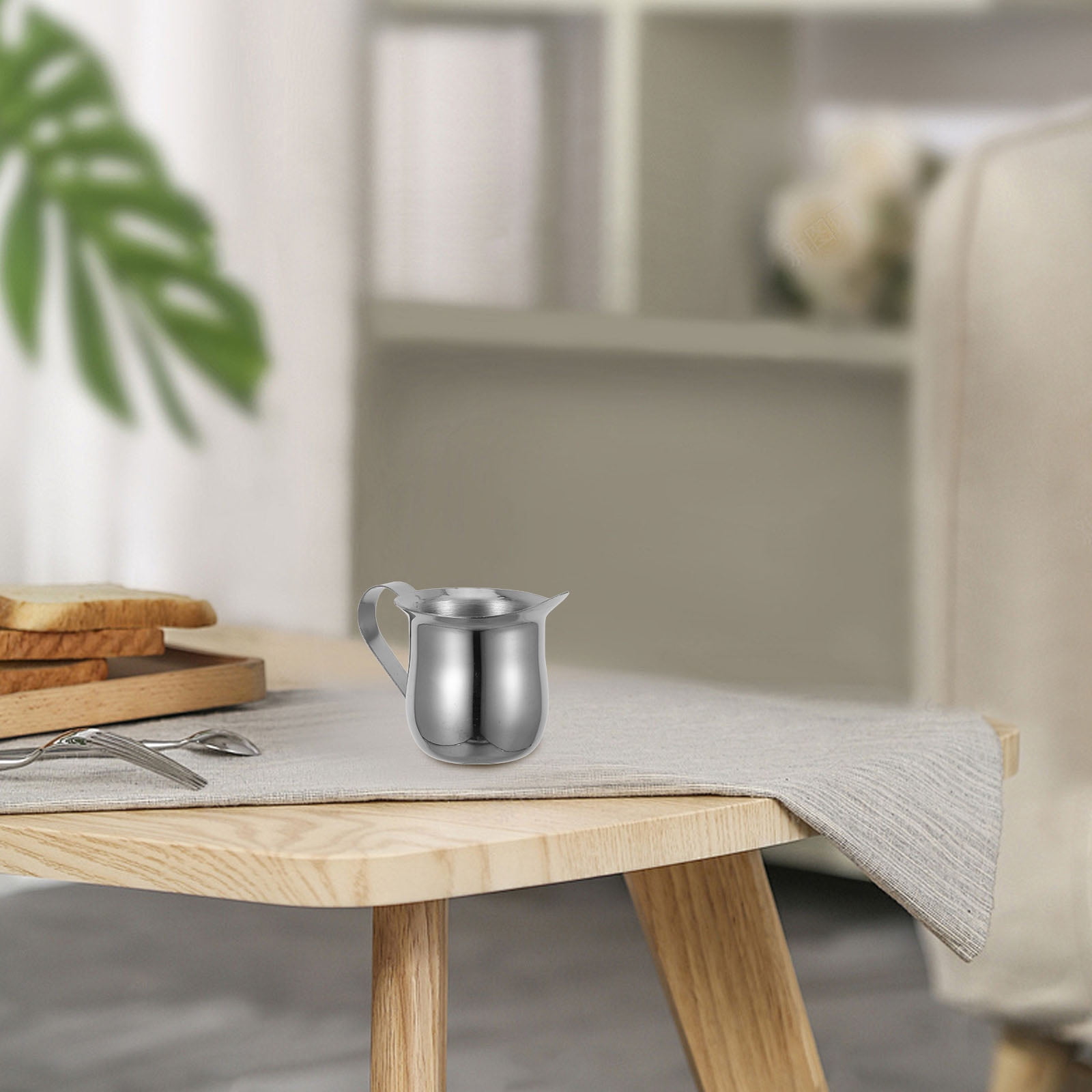 MLINS Stainless Steel Pitcher Stainless Steel Milk Gravy Cup With ...