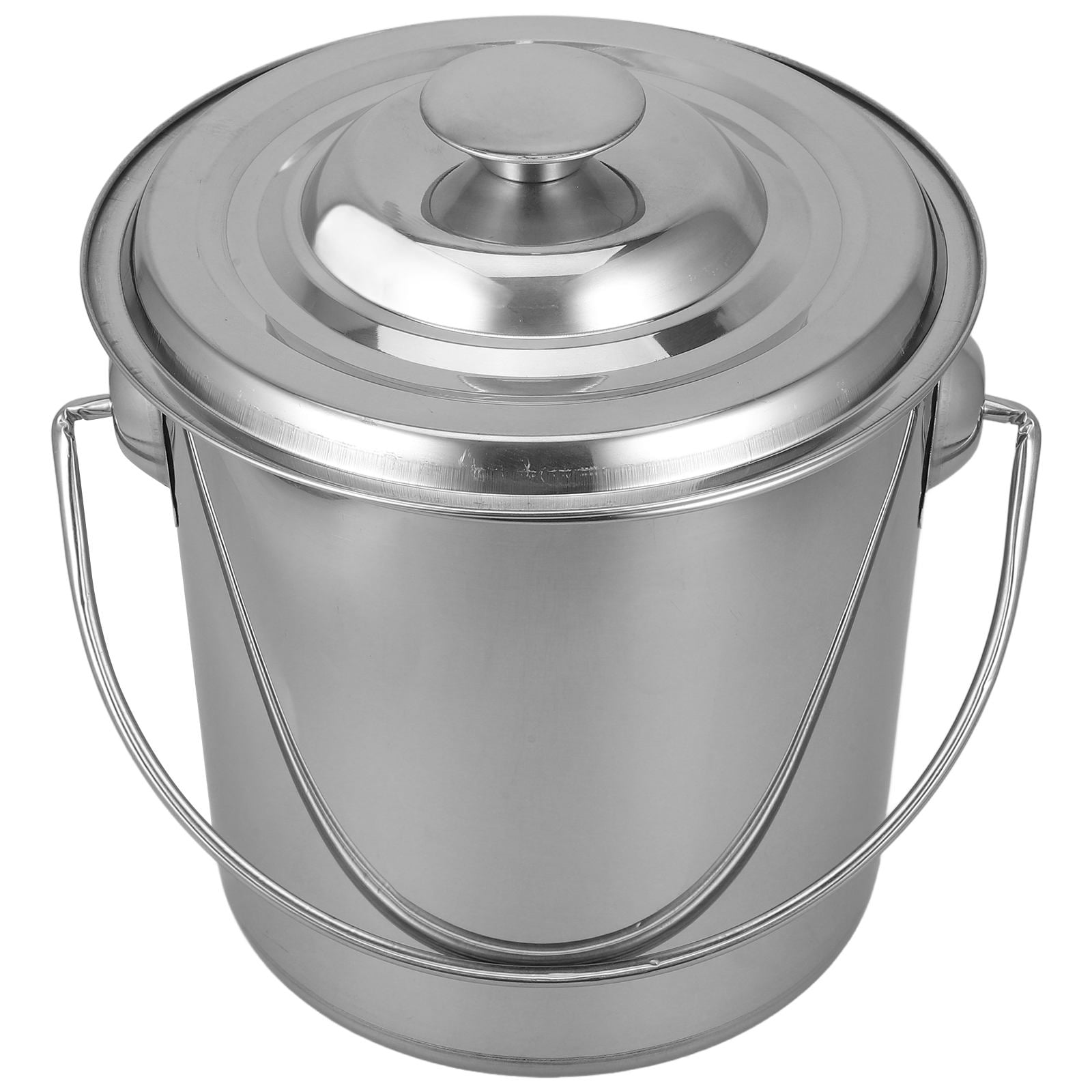 MLINS Masteelf Stainless Steel Rice Storage Bucket Multipurpose Water ...
