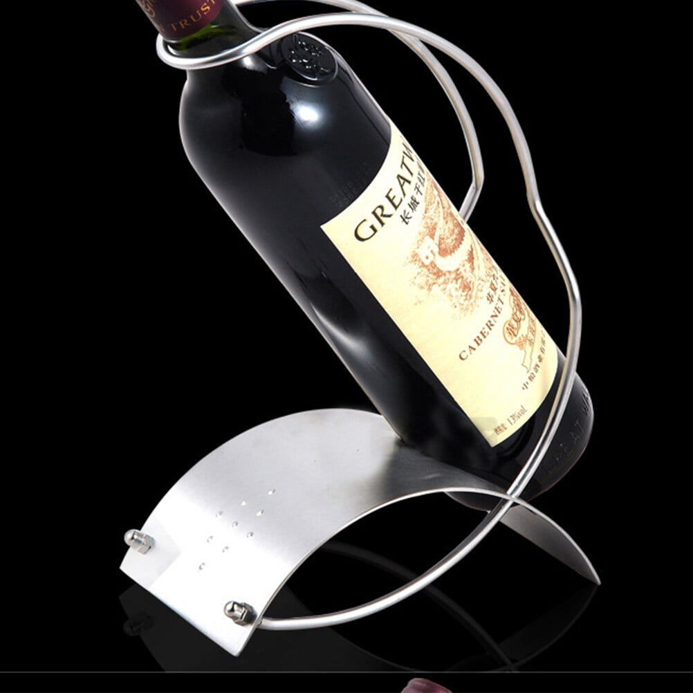 MLINS Stainless Steel Wine Display Rack Wire Shelf Wine Holder Storage ...