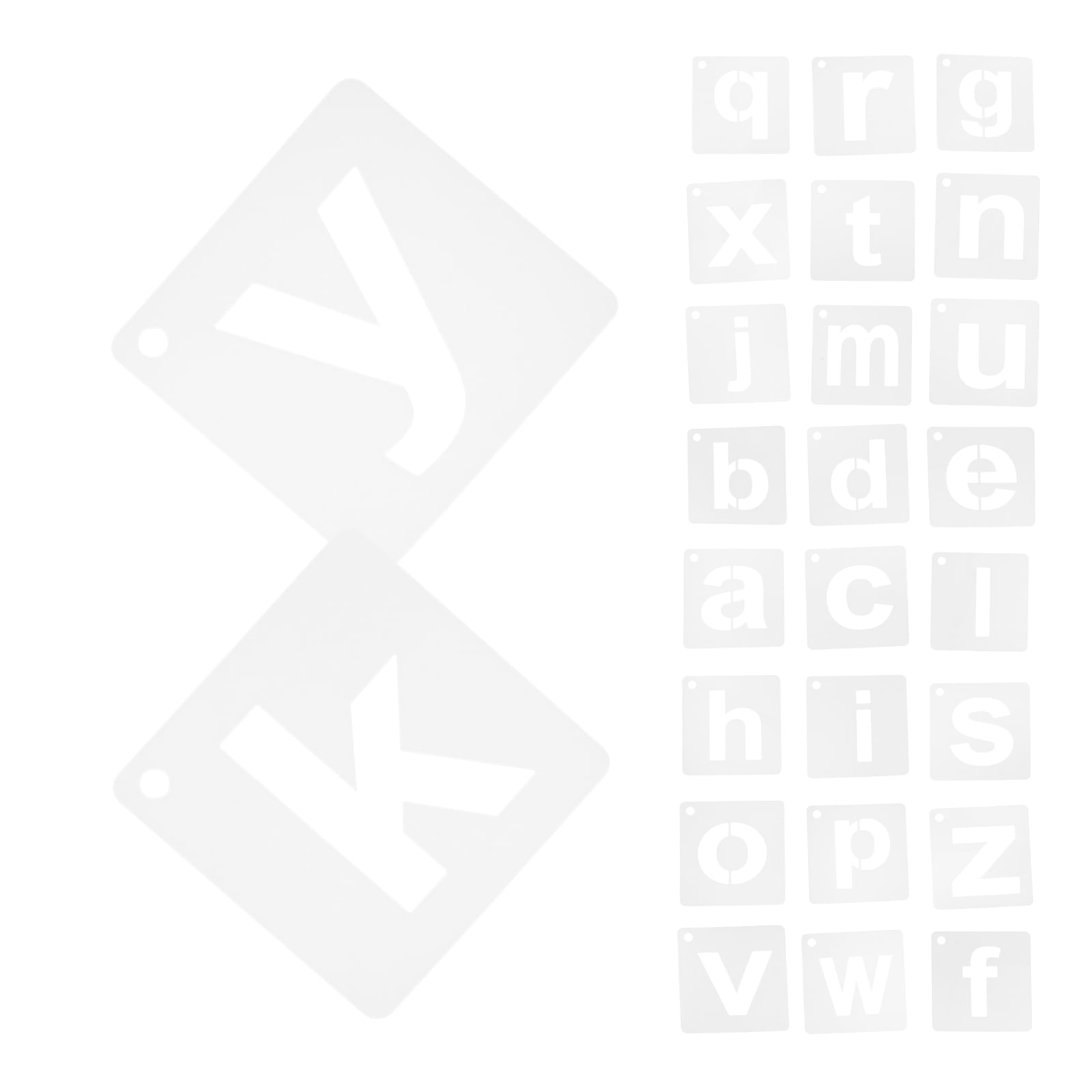 MLINS Stencils for Crafts Reusable Letter Template Child - Walmart.com