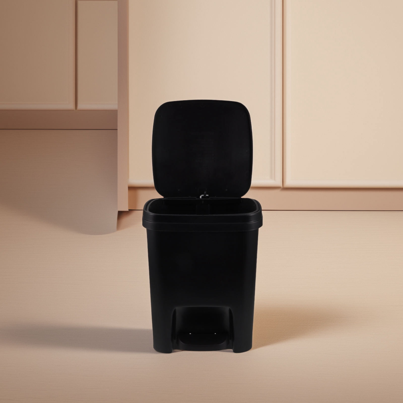 MLINS Step On Kitchen Trash Can with Lid 1 Set Small Foot Pedal Garbage ...