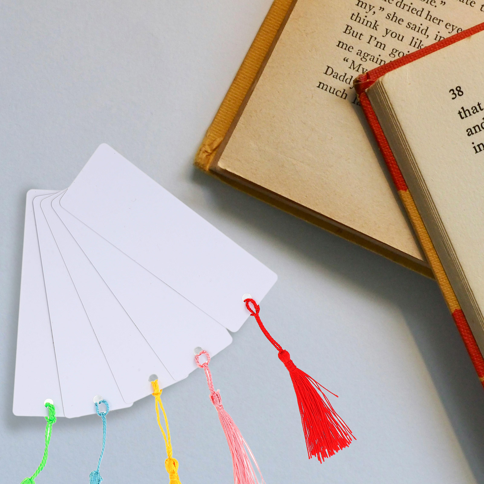 MLINS Sublimation Blank Bookmark 5pcs Heat Transfer Aluminum Metal ...