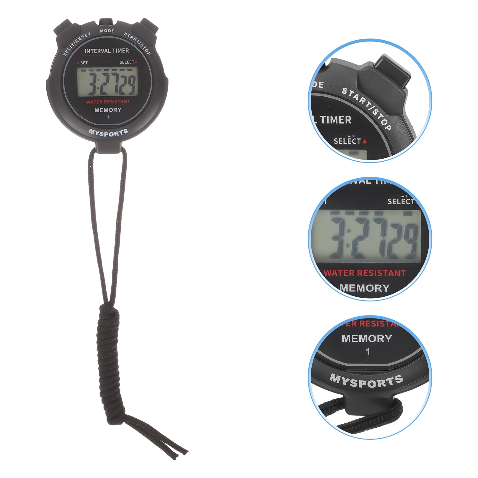 MLINS Swimming Handheld Chronograph Electronic Stopwatch Child Fitness ...