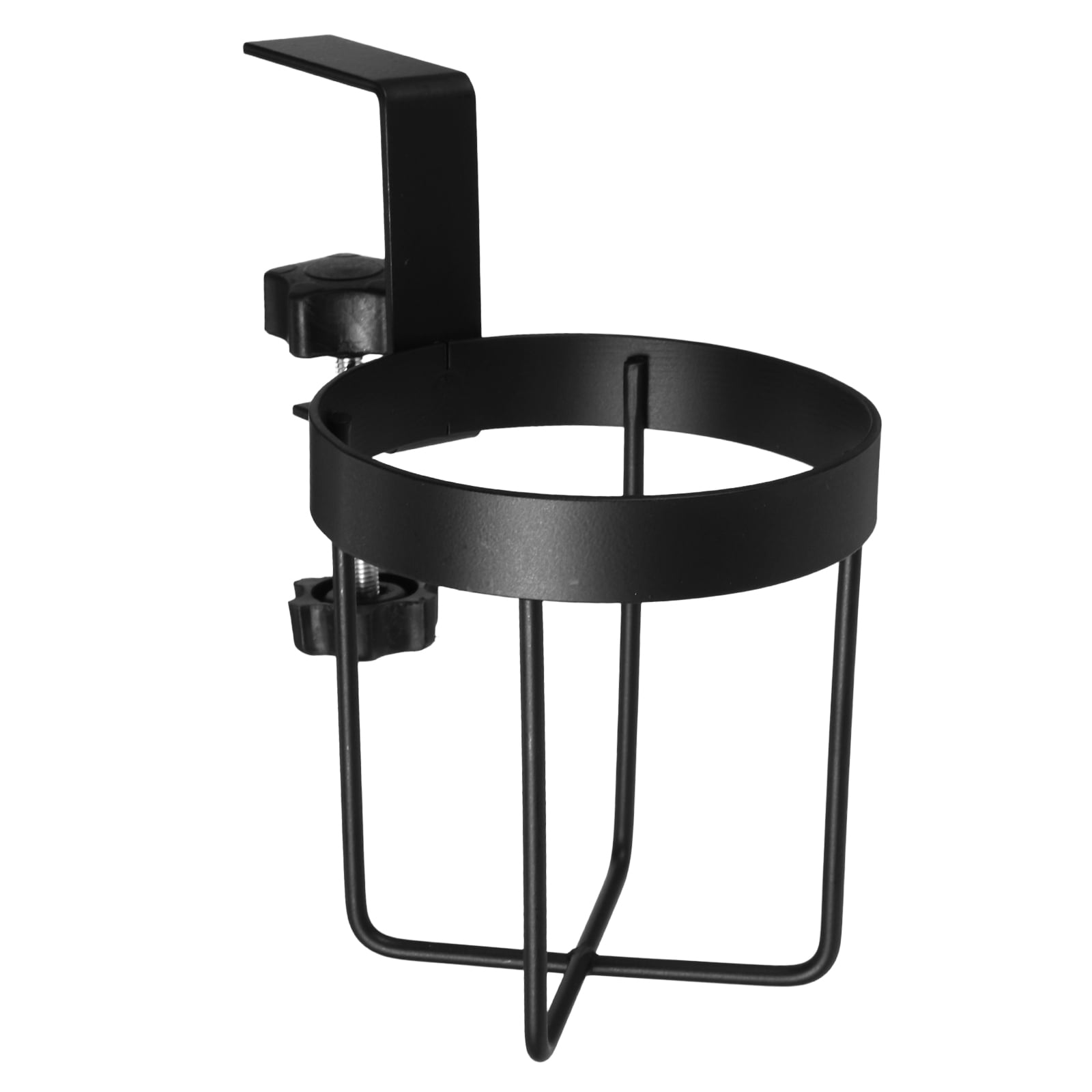 MLINS Table Side Bottle Stand Multi-use Cup Holder Drinks Office Black ...