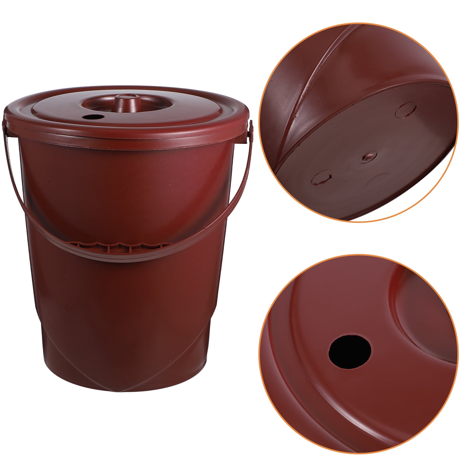 MLINS Tea Dregs Collection Bucket with Lid 5L Tea Dregs Drainage Bucket ...