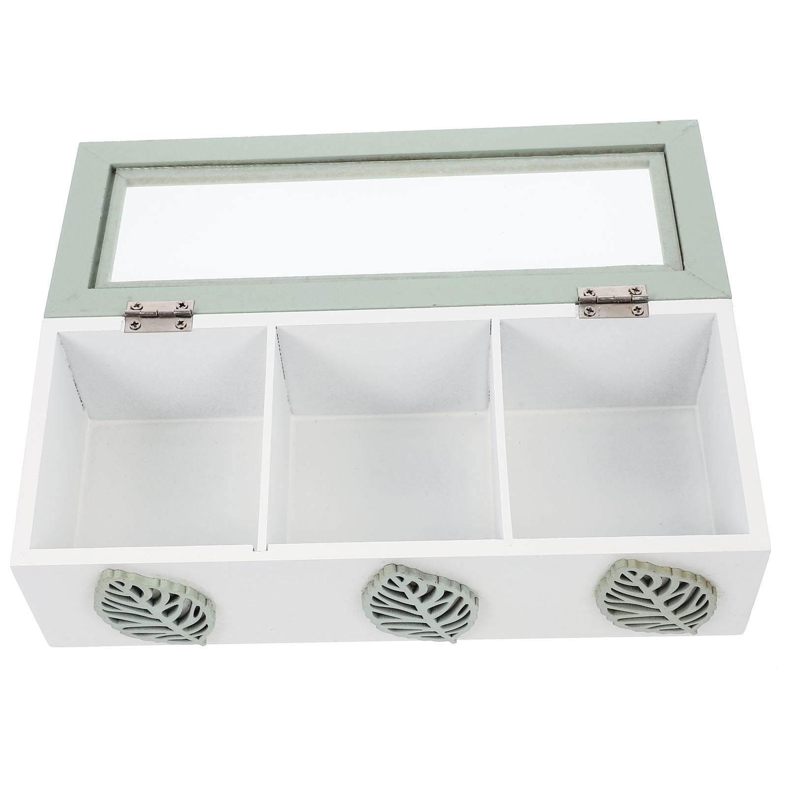 MLINS Teabag Wooden Tea Box Teabox Tea Storage Box Tea Bag Tray 24 ...