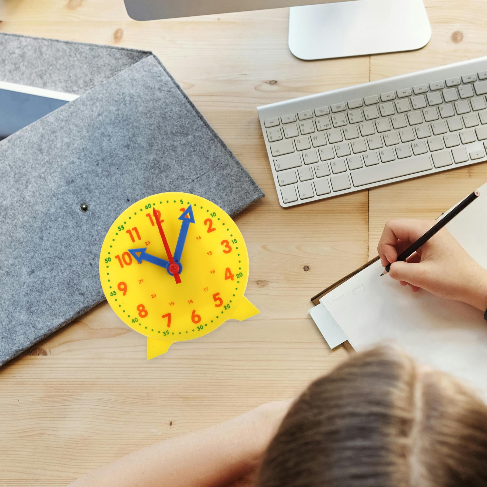 MLINS Teaching Clock Model for Kindergarten Learning Time Toy Practice ...