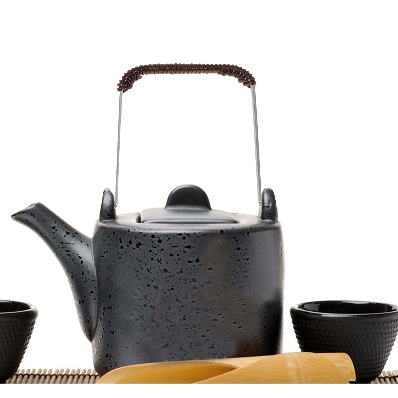MLINS Teapot Handle Metal Teapot Replacement Grip Woven Covered Kettle ...