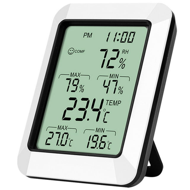 MLINS Temperature Humidity Reader Water Hygrometer Monitor - Walmart.com