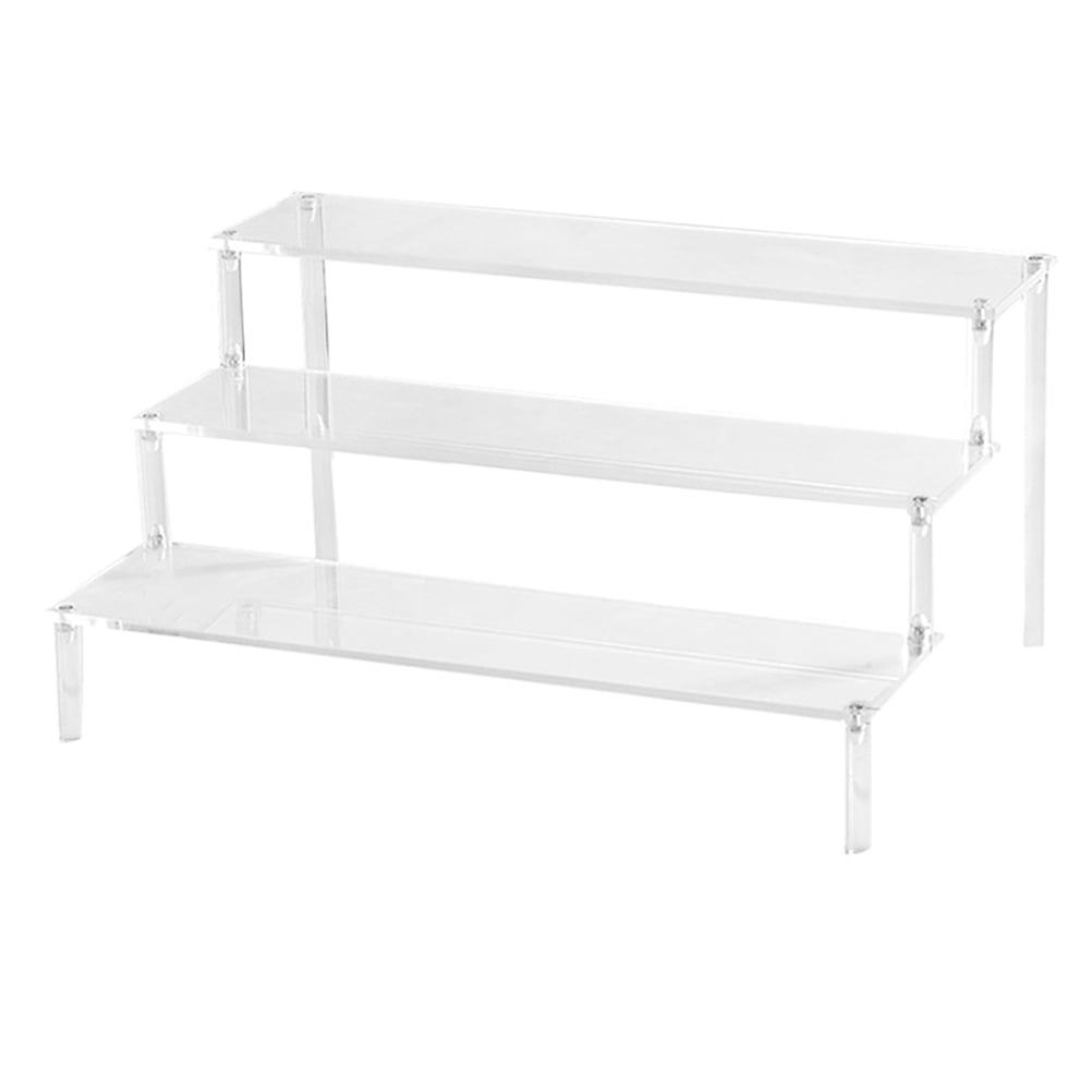 PTOOTP Model Display Rack Acrylic Ladder Shelf Transparent 1Pcs ...