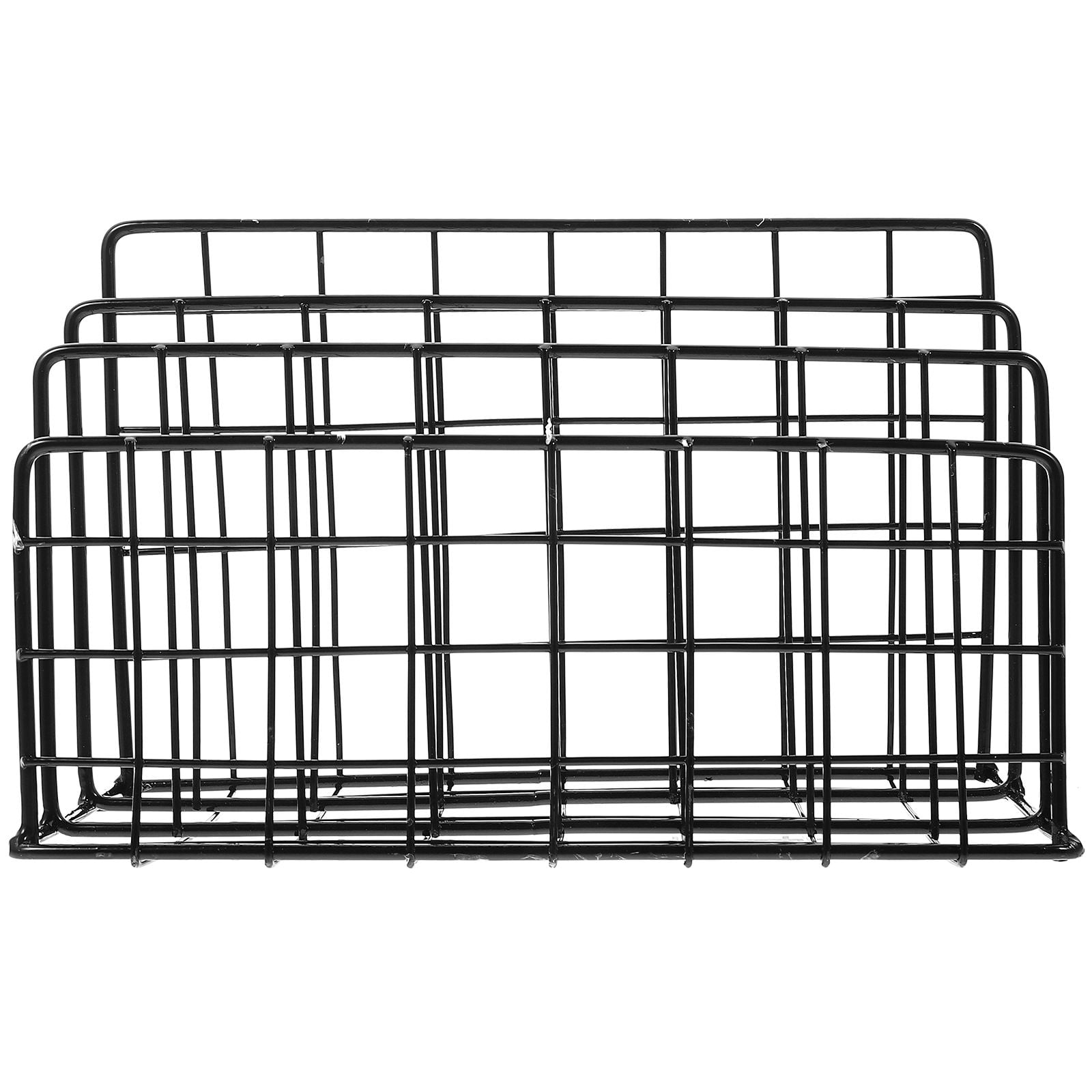 MLINS Tidy Wrought Iron File Holder Magazine Office Supply - Walmart.com