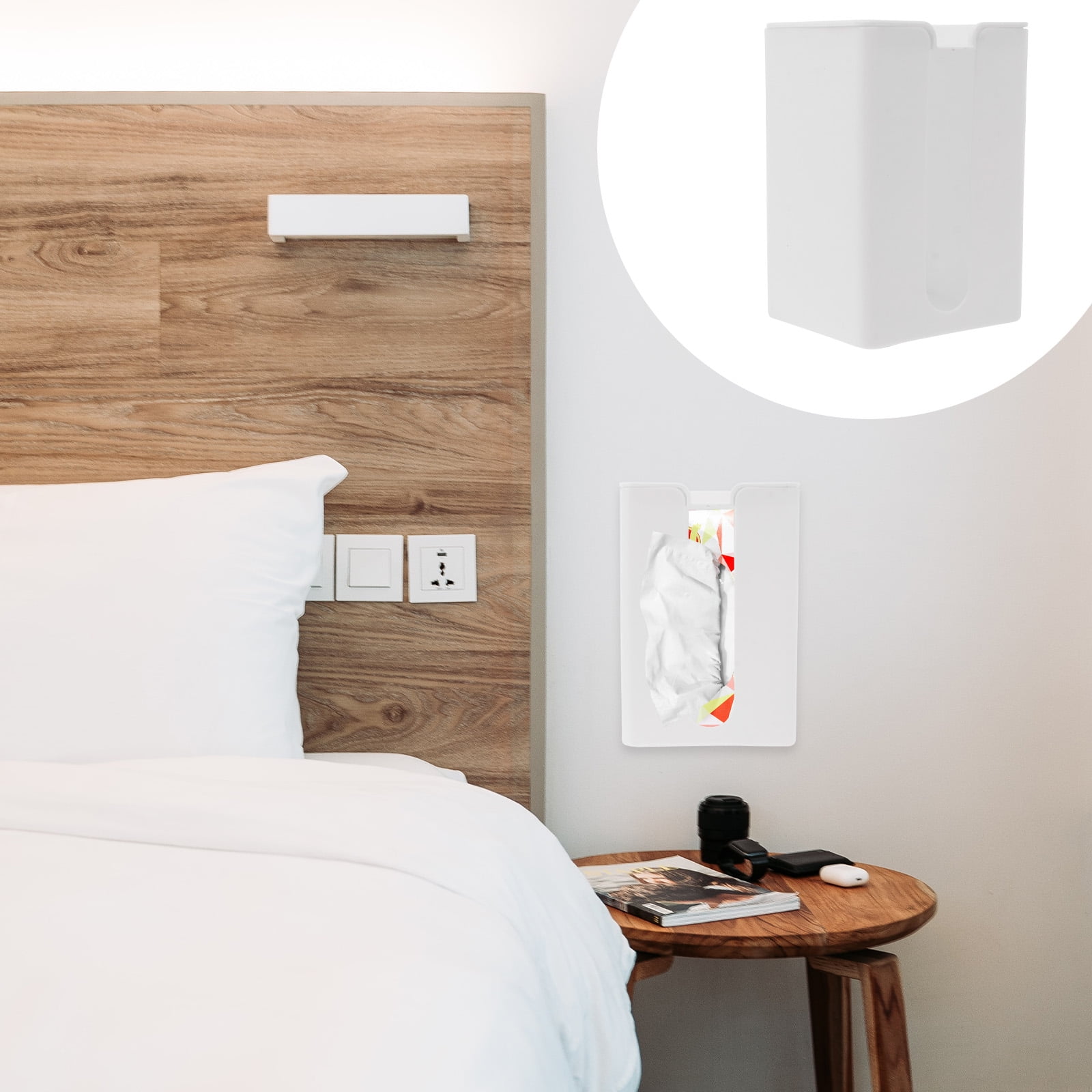 DINHEAROM Wall Mounted Tissue Box Plastic 1Set - Walmart.com