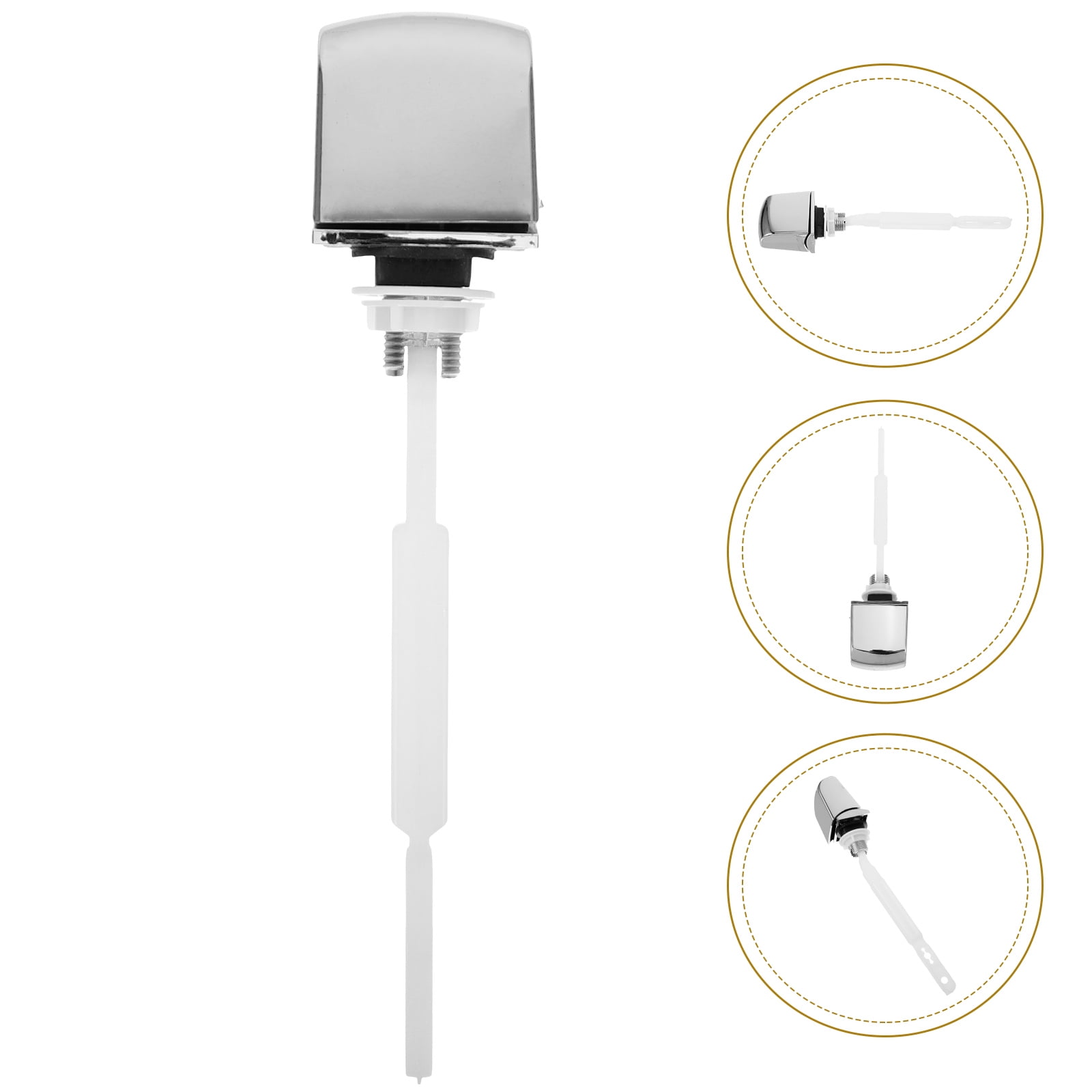 MLINS Toilet Push Flushing Button Side Button Replacement Toilet Tank ...