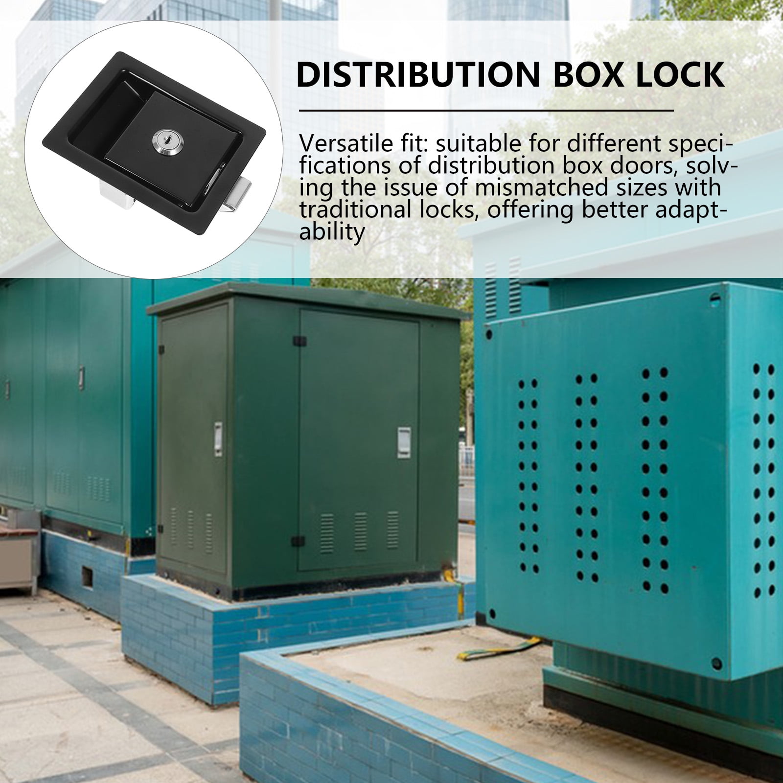 FELTECHELECTR Zinc Alloy Tool Box Latch Lock for Maintenance Workers ...