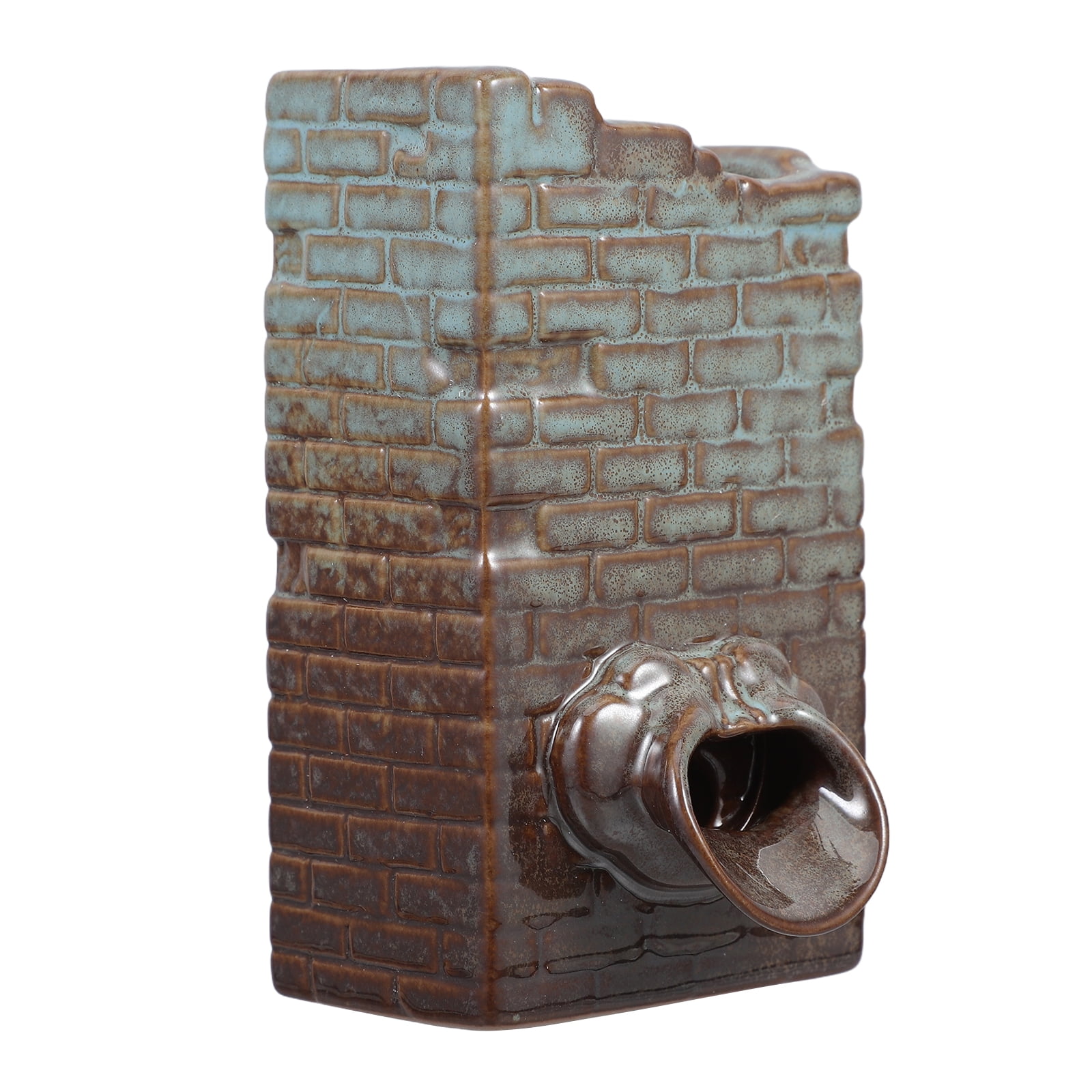 MLINS Toothed Stuffer Fountain Flowing Water Clay Pot Office - Walmart.com