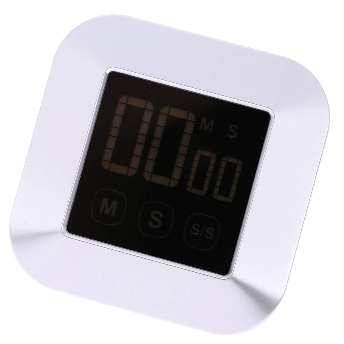 MLINS Touch Screen Digital Kitchen Timer Backlight Smart LCD Display Count Down Up Timer with ...