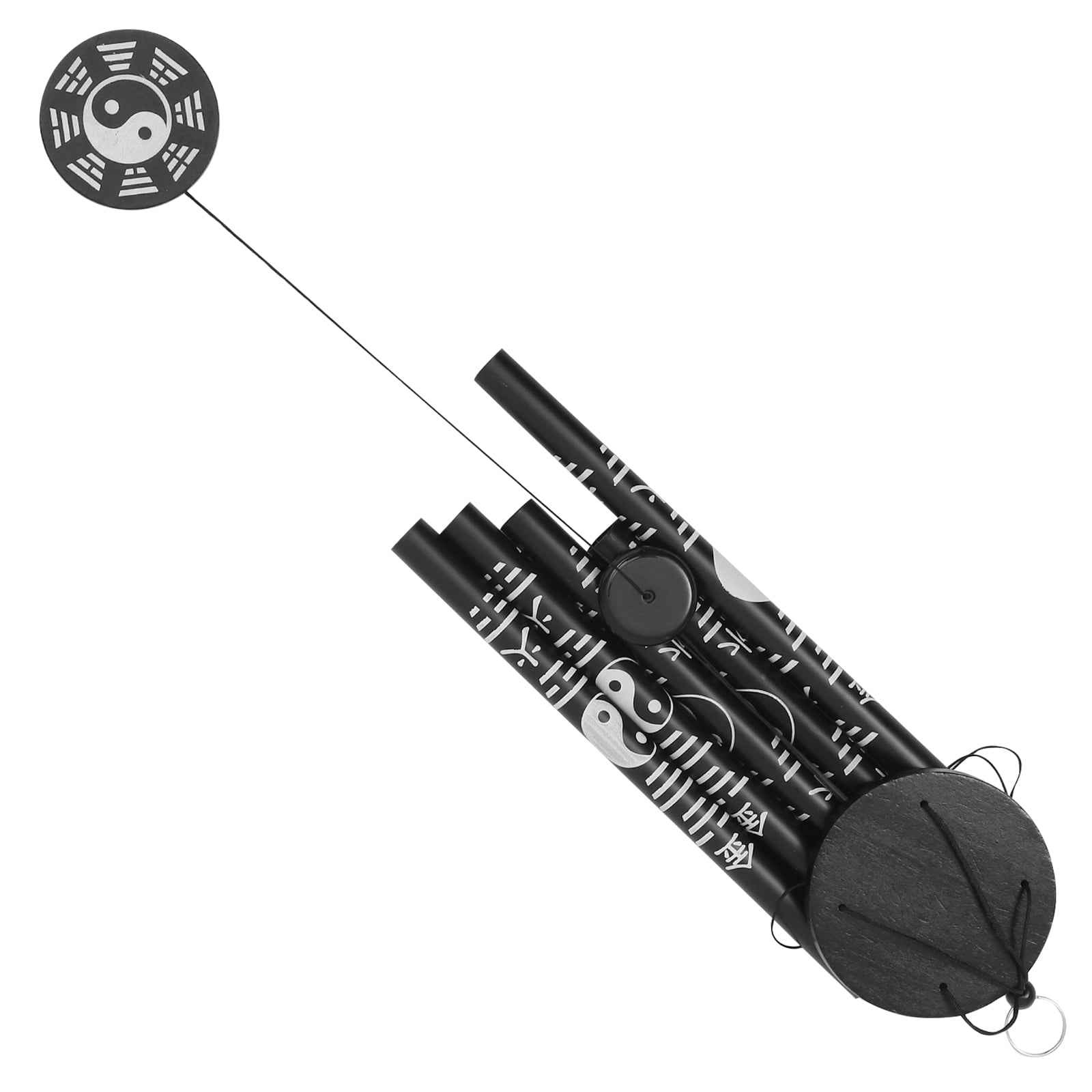 DINHEAROM Indoor Chimes Bagua Wind Chime Wood 1Pcs - Walmart.com
