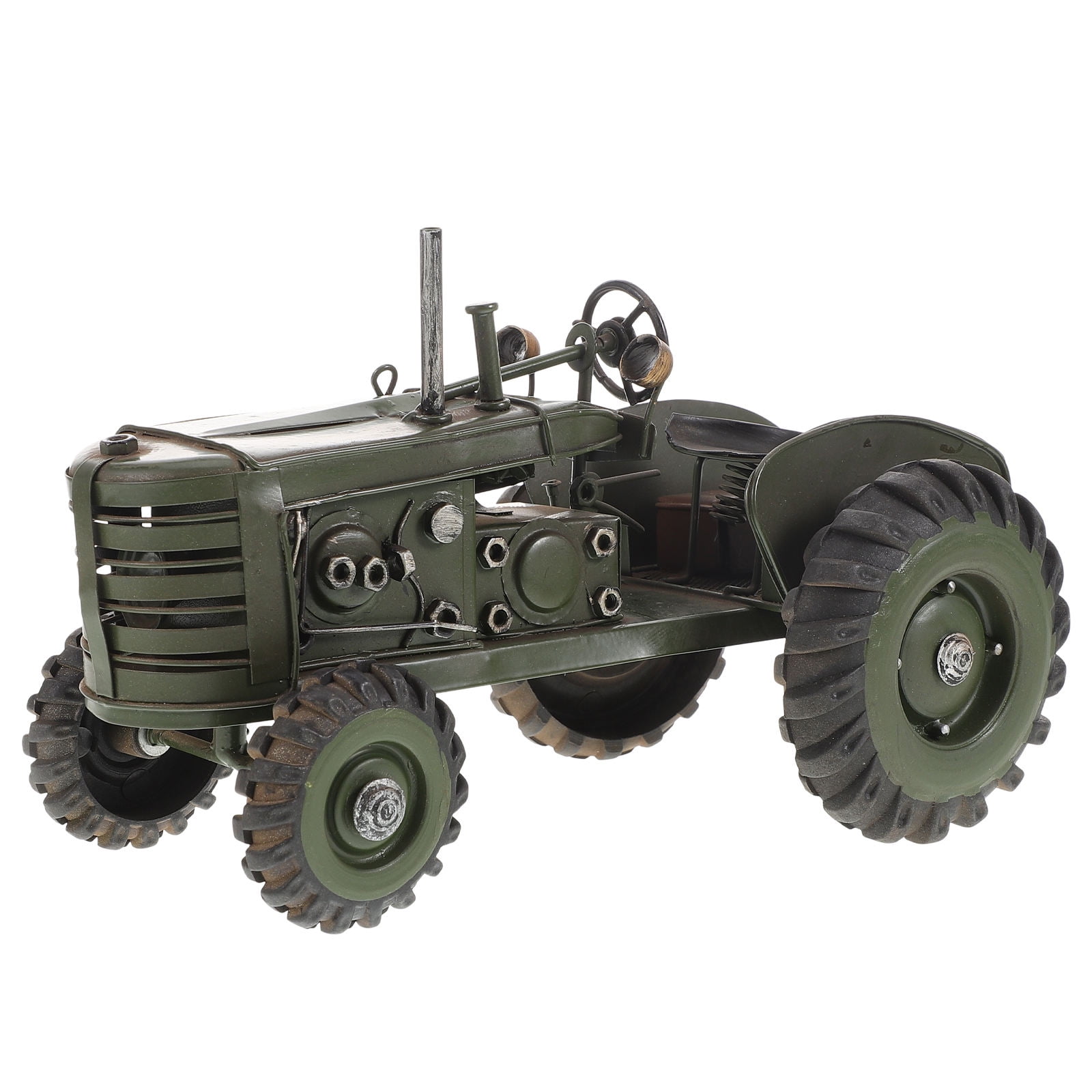 MLINS Toy Metal Tractor Retro Style Classical Tractor Craft Tractor ...