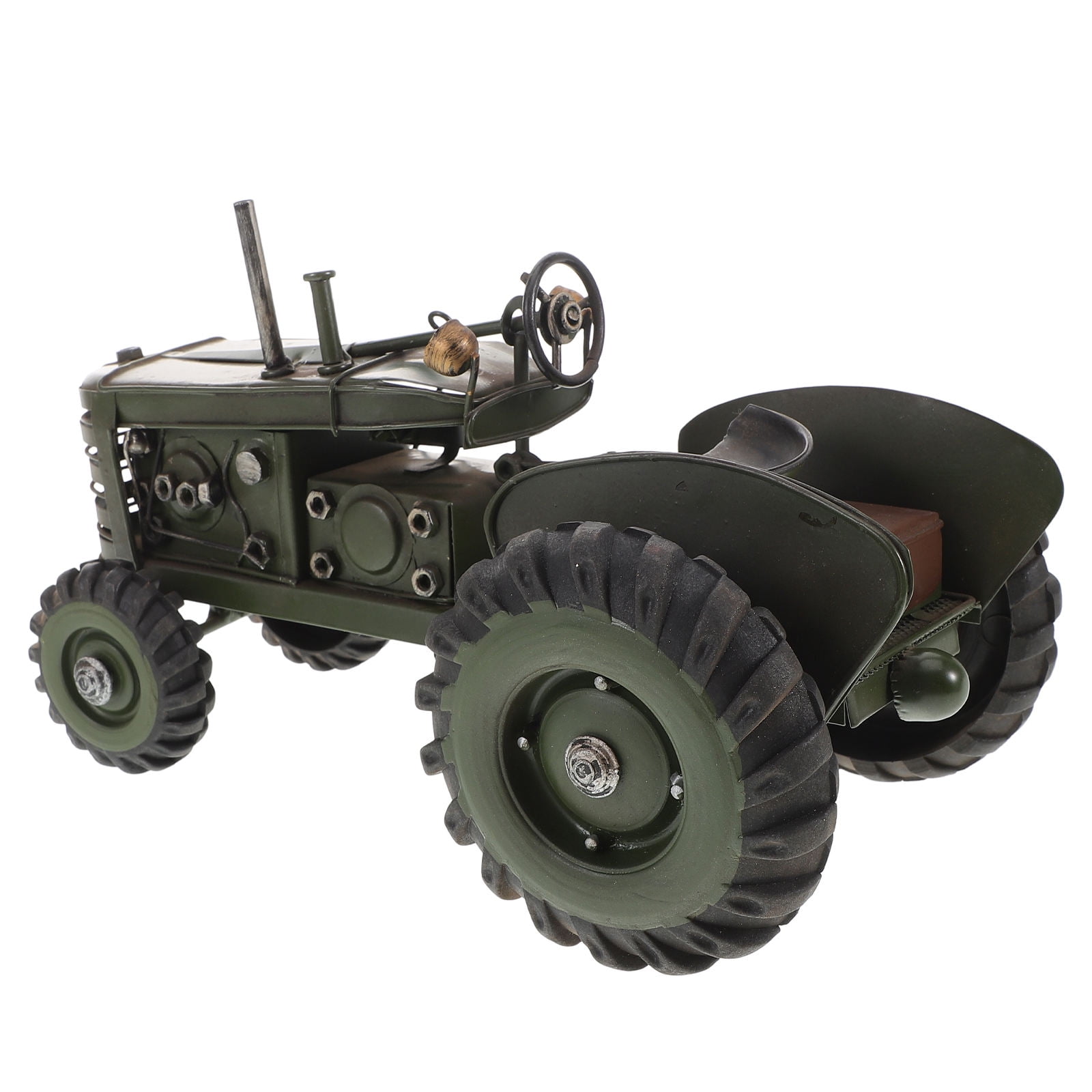 MLINS Toy Metal Tractor Retro Style Classical Tractor Craft Tractor ...