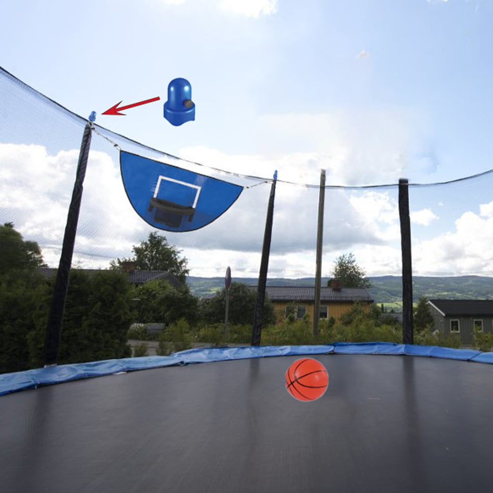 MLINS Trampoline Basketball Hoop Attachment Indoor Frame Kids Child ...