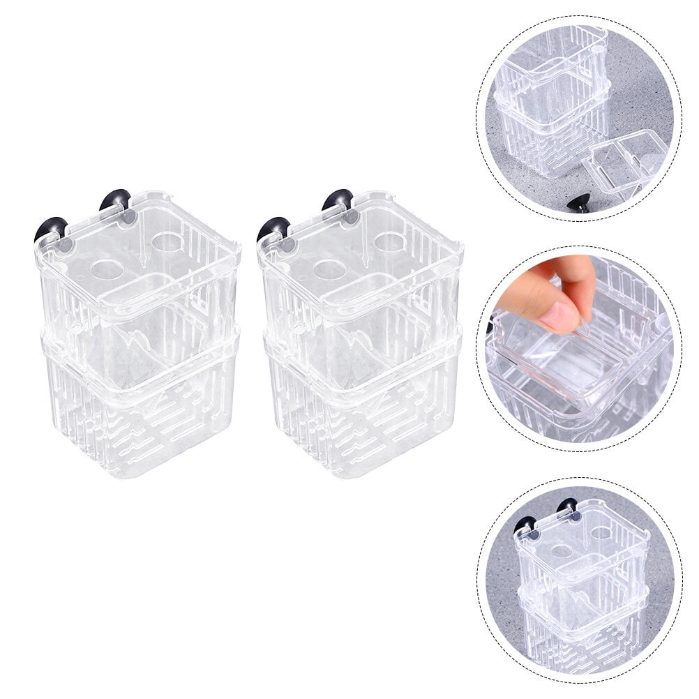 MLINS Transparent Acrylic Breeding Tank for Fish Breeding with Water ...