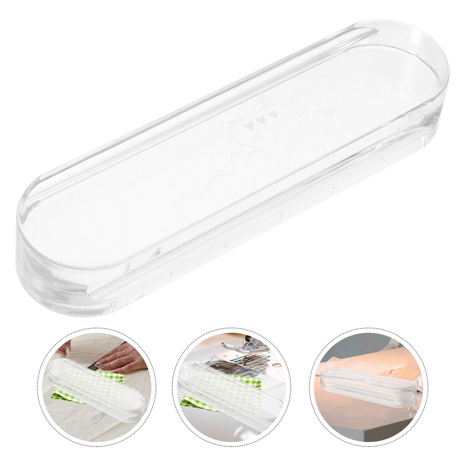 MLINS Transparent Acrylic Tailors Clapper Ironing Pressing Tool Sewing ...