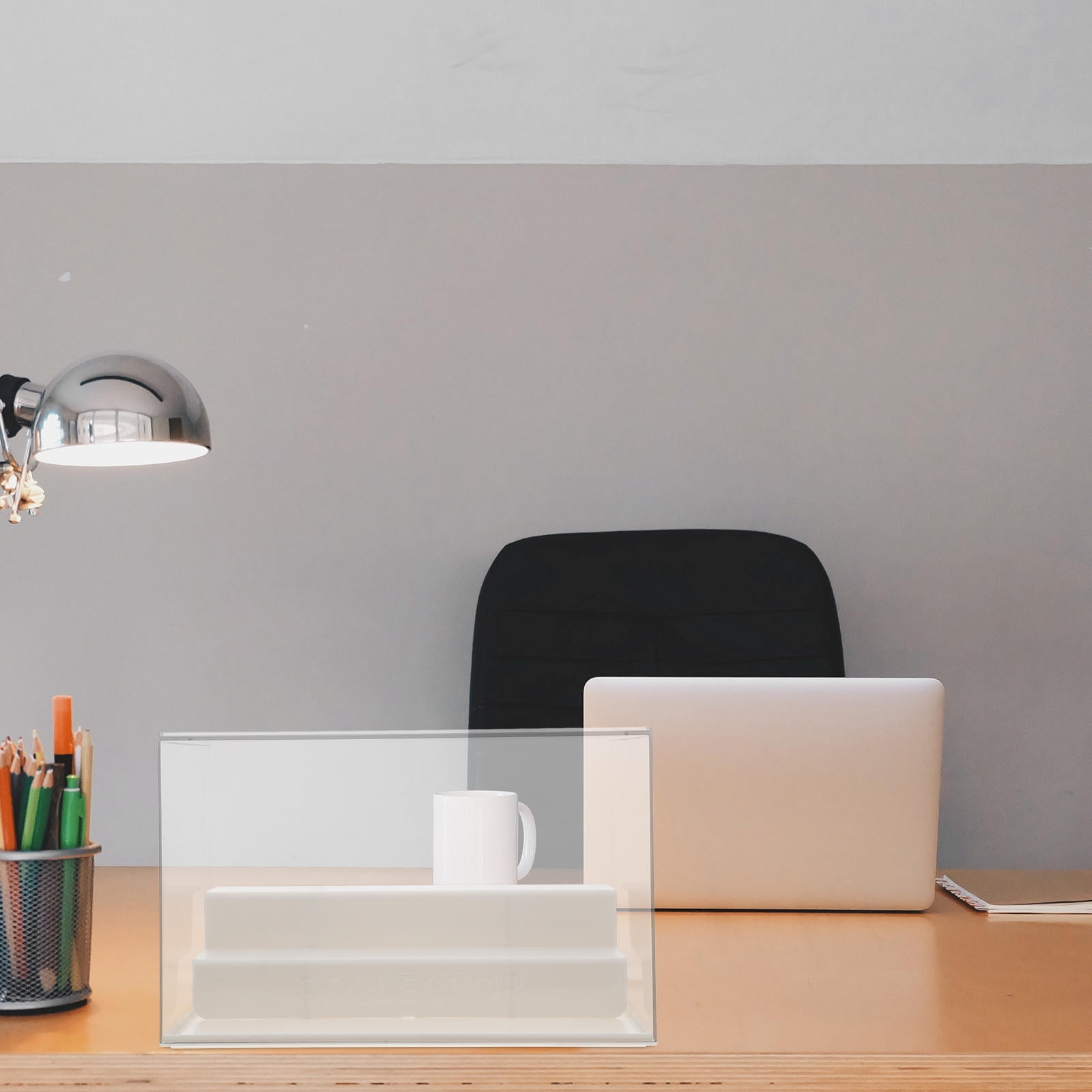 MLINS Transparent Display Stand Figurine Models Clear Display Storage ...