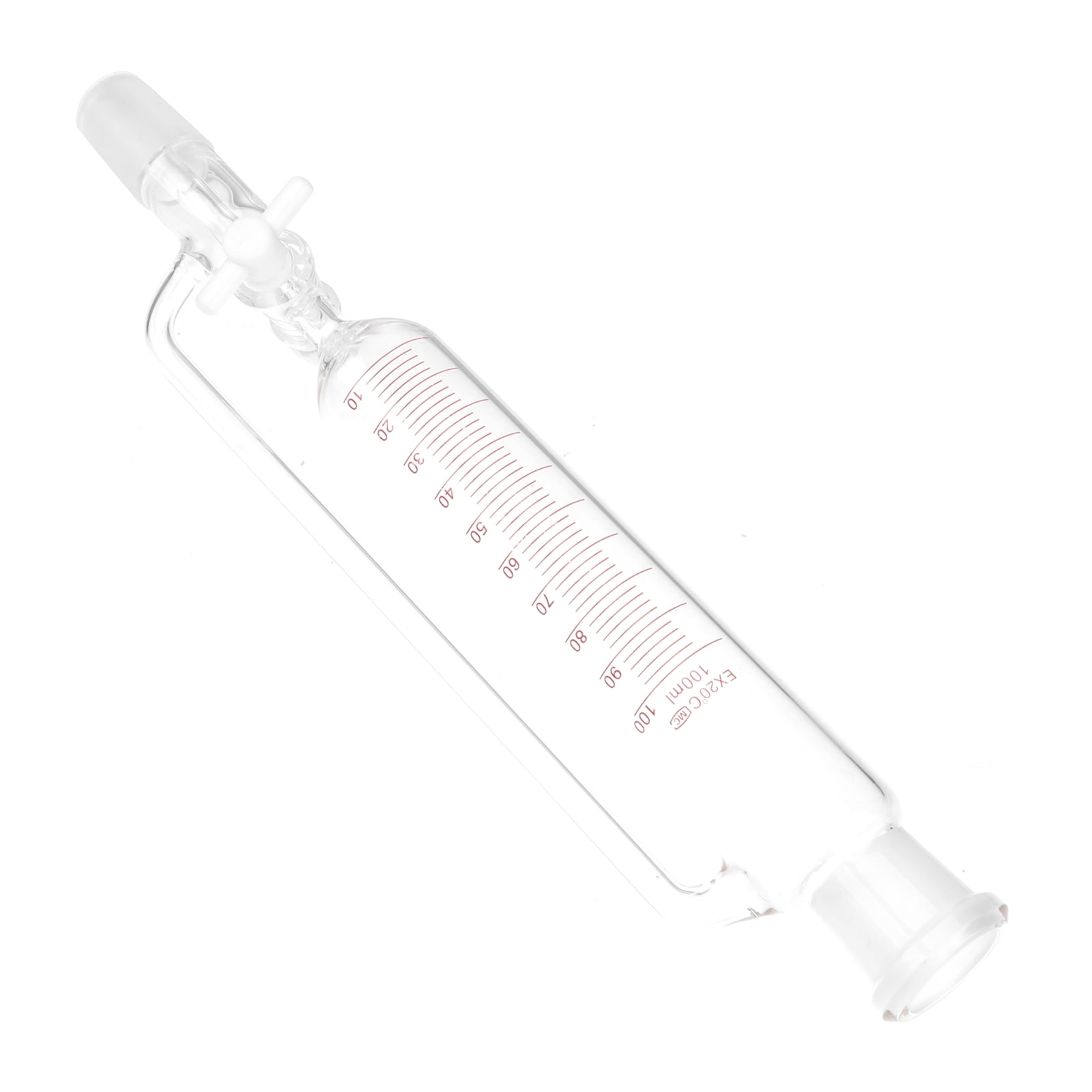 MLINS Transparent Laboratory Glass Separatory Funnel with Stopcock for ...