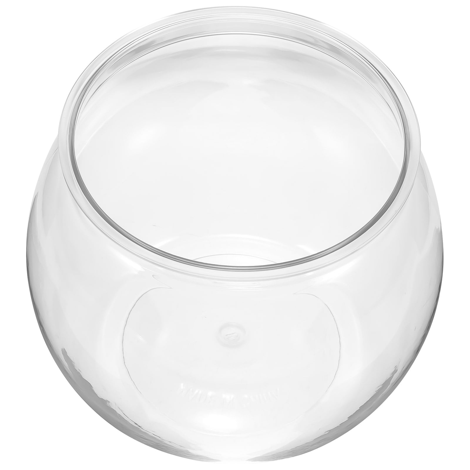 MLINS Transparent PET Fish Bowl for Daily Use Clear Aquarium Small Fish ...