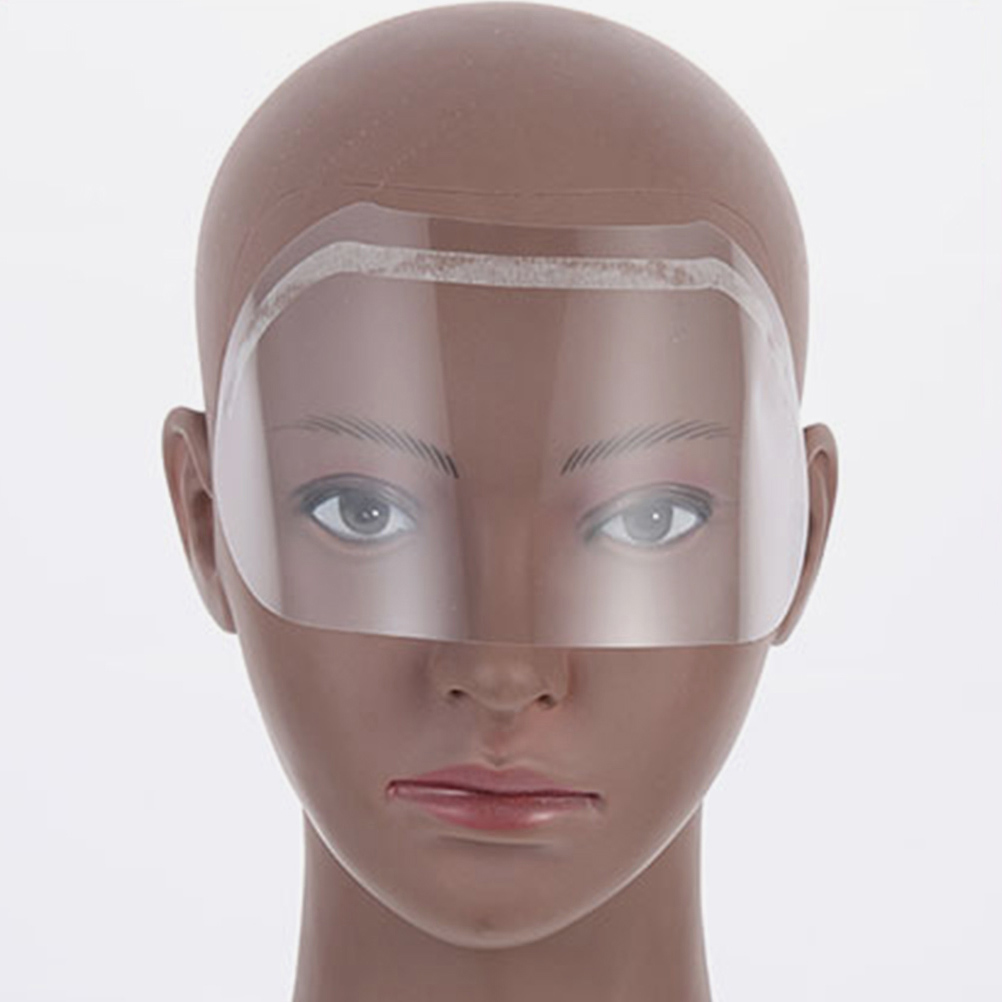 MLINS Transparent PVC Facial Shield for Hair Salon Use Lightweight ...