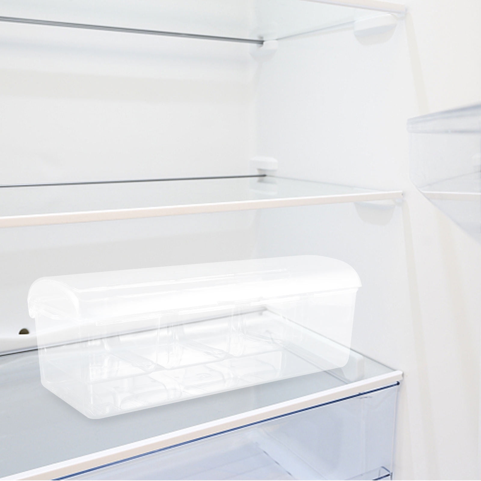 MLINS Transparent Plastic Food Storage Container with Separate ...