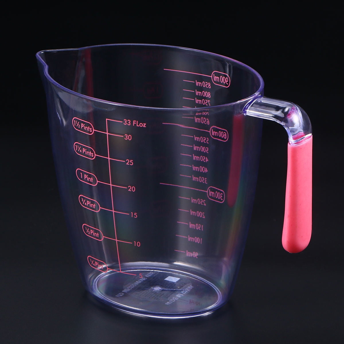 AURARMLET Dry Measuring Cup Plastic Multi 1Set Graduated Marks Non Drip ...