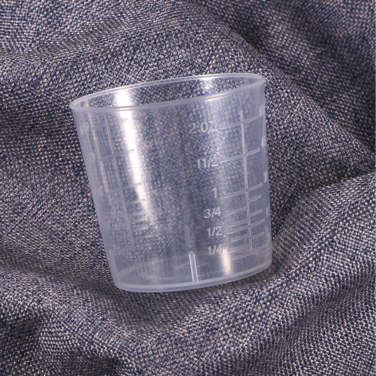 MLINS Transparent Polypropylene Measuring Beaker with Fine Graduations ...