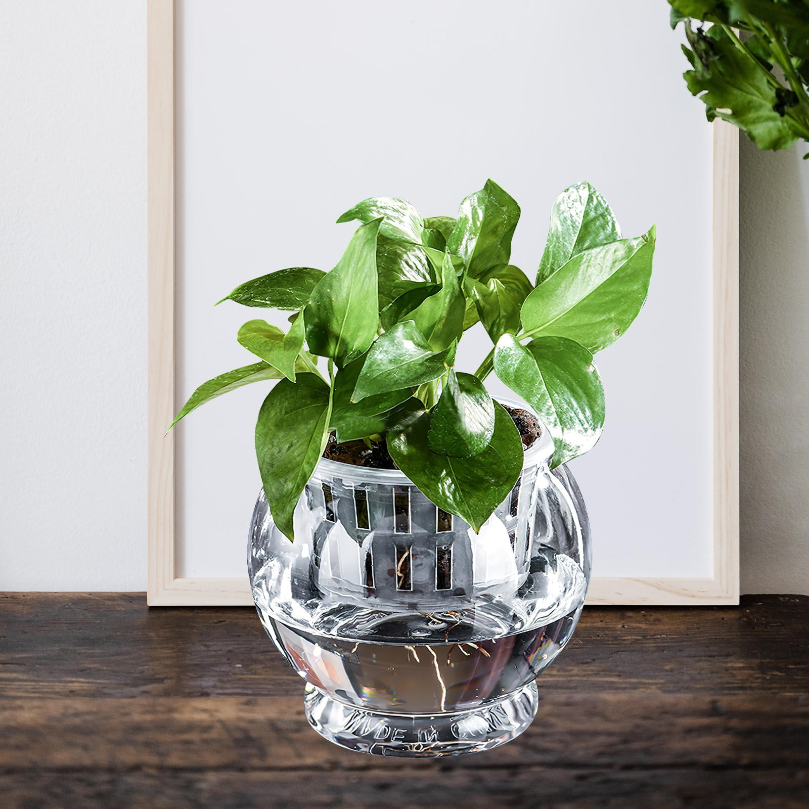 MLINS Transparent Small Aquarium Plastic Small Fish Tank Hydroponics ...