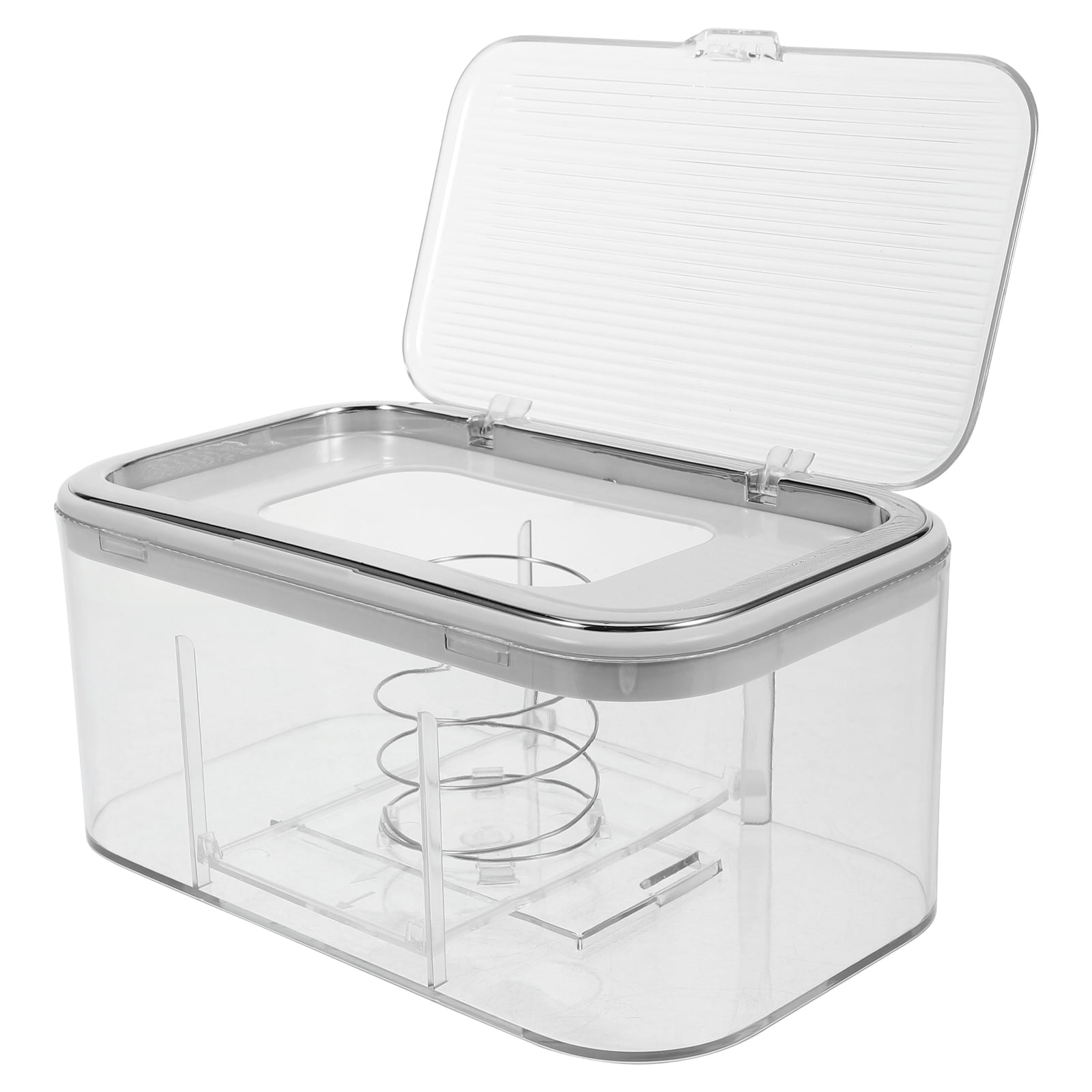 MLINS Transparent Tissue Dispenser Napkin Case With Spring Lifter Multi ...