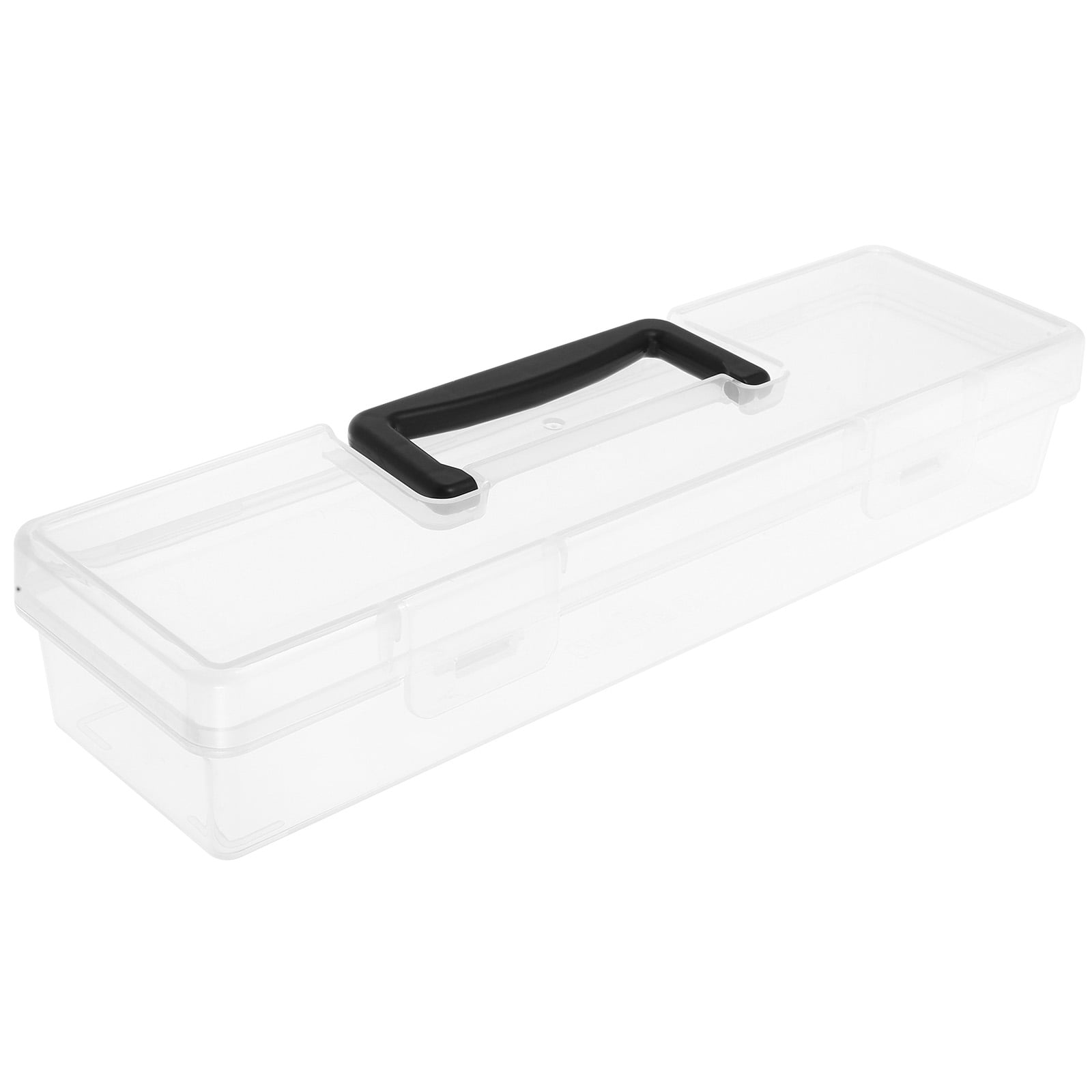 MLINS Transparent Tool Box with Handle and Lid Small Parts Organizer ...