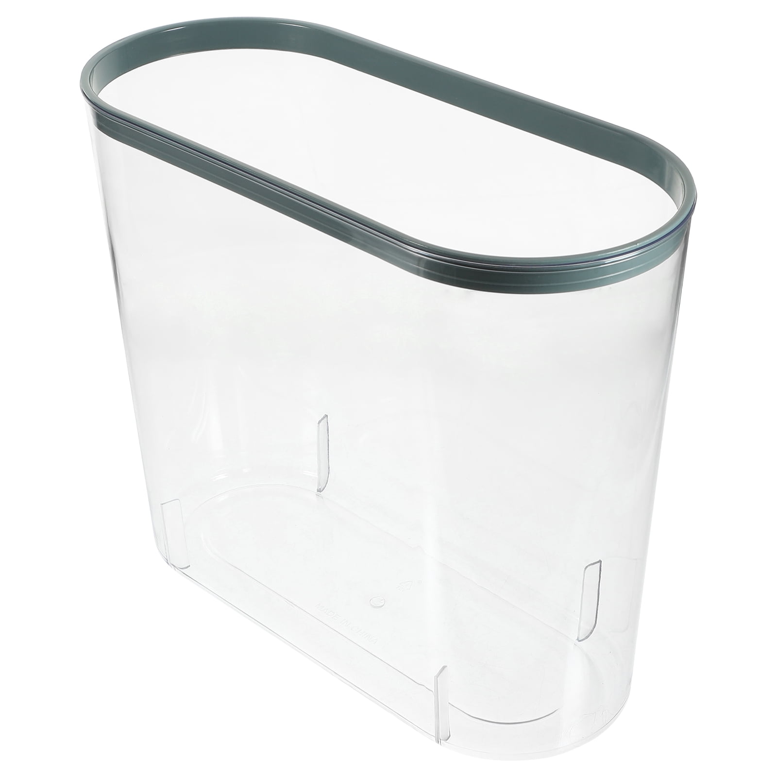 MLINS Transparent Trash Can for Household Bathroom and Bedroom Cracked ...