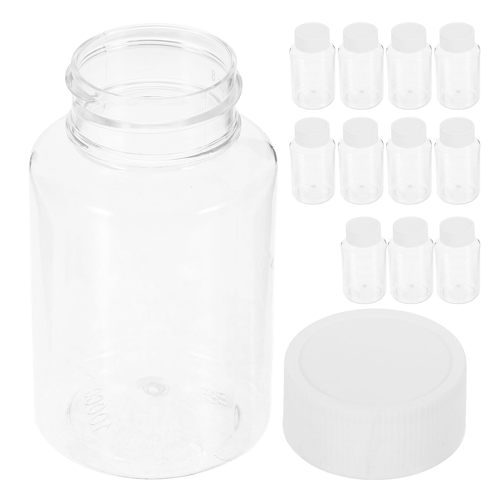 MLINS Travel Medicine Container with Cap for Storing Capsules and Small ...