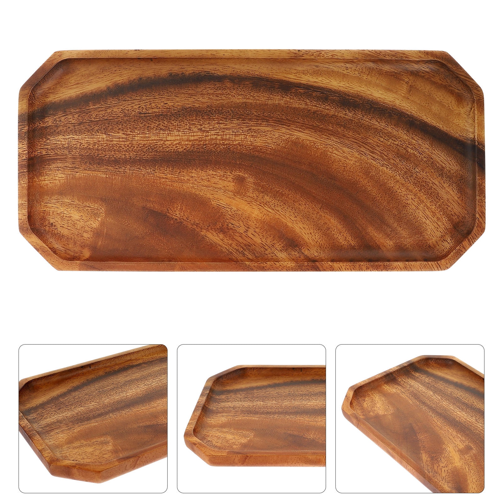 MLINS Trays Solid Wood Storage Tray Jewelry Plate Jewelry Display Tray ...