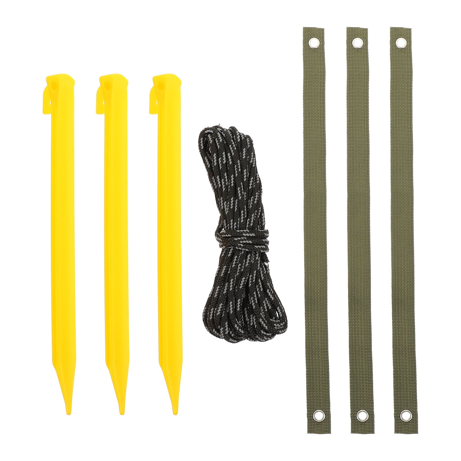 MLINS Tree Stakes Kit with Nylon Straps and Plastic Anchors for ...