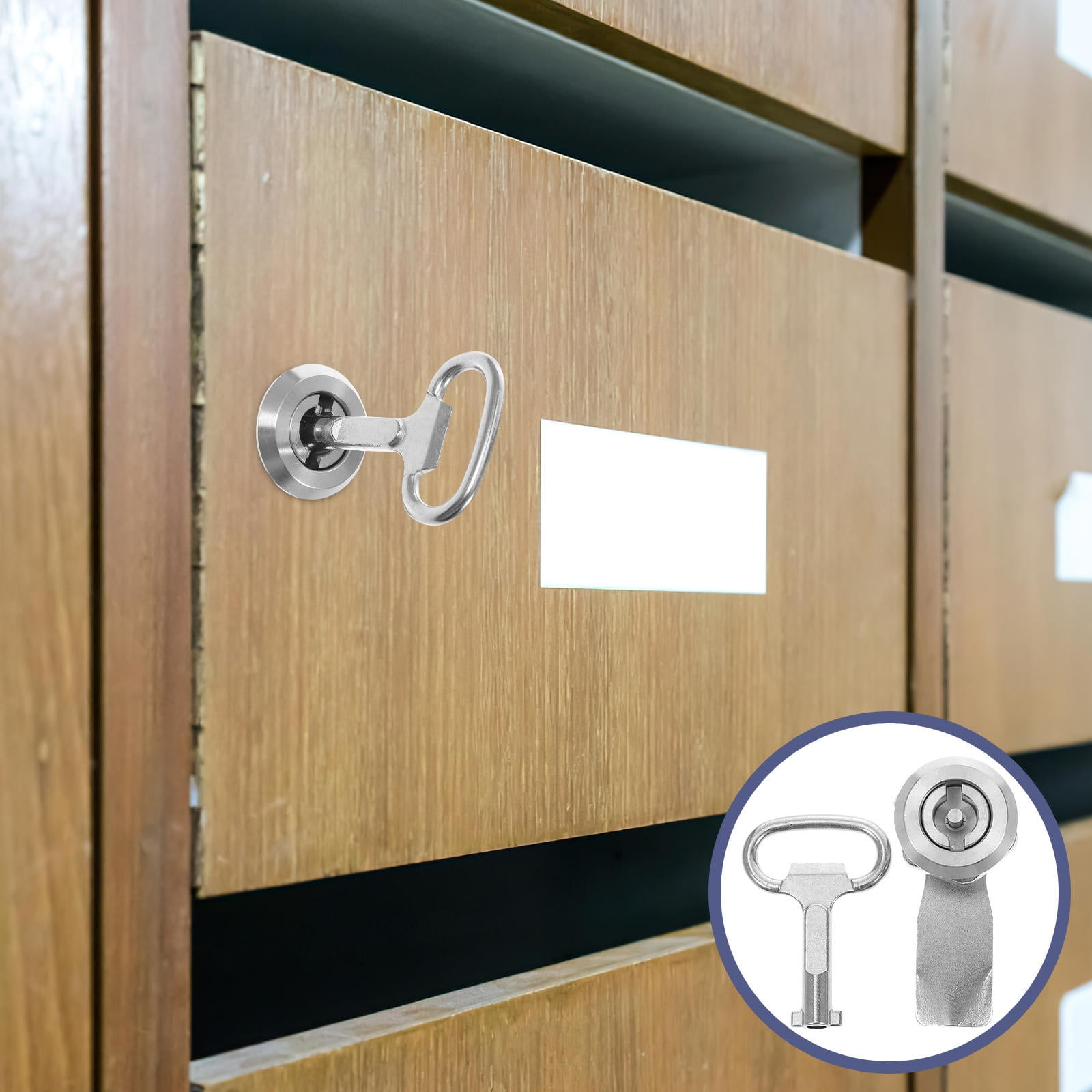 MLINS Tubular Lock File Cabinet Lock Replacement Drawer Lock with One ...