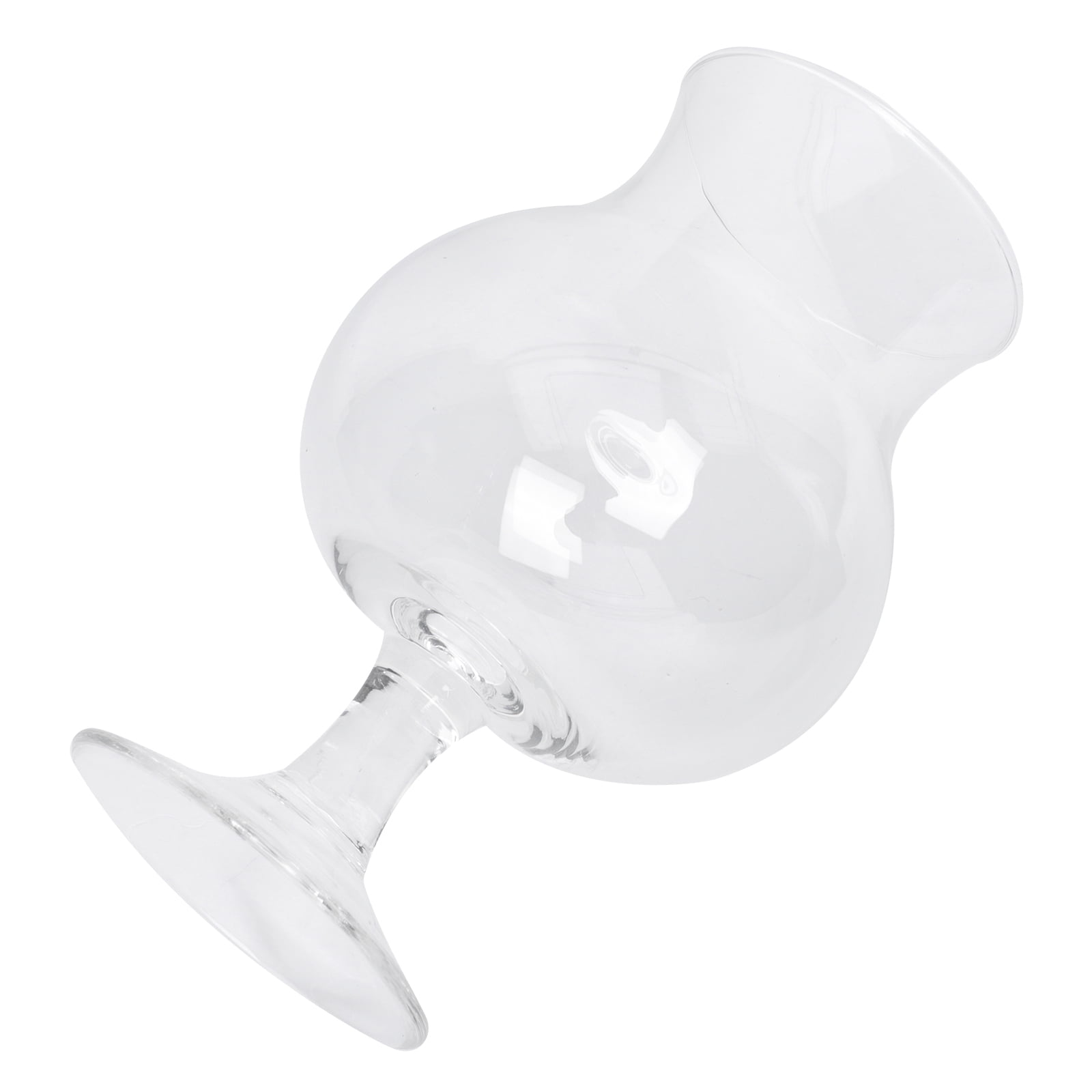 MLINS Tulip Shaped Cup Glass Footed Cup Cocktail Cup Glass Goblet ...